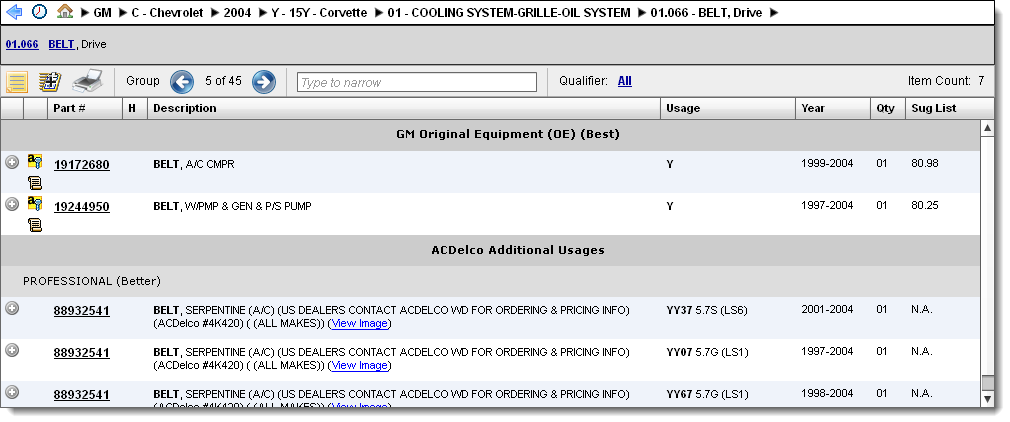 GMNA-See a Part Group